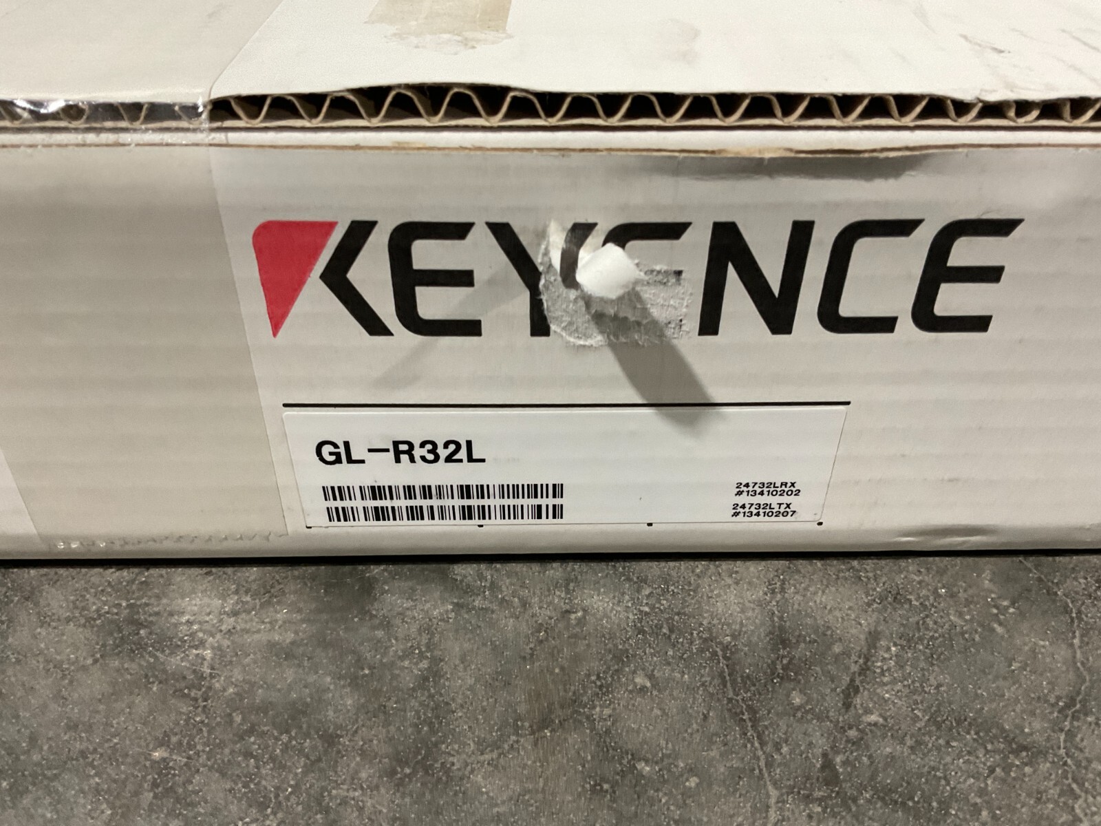 KEYENCE Gl-r32l Safety Light Curtain Transmitter and Receiver 24vdc for ...