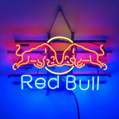Red Bull Energy Drink 20"x16" Neon Light Sign Lamp Wall Decor Glass Bar ...