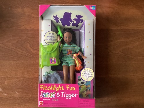FLASHLIGHT FUN JANET & TIGGER~African American Friend~1997 MATTEL ...