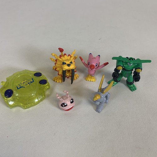 Digimon Bandai Mini Figure Lot of 5 Some Rare, Yellow Clip | eBay