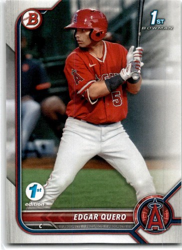 2022 Bowman 1st Edition Baseball Edgar Quero #BPPF-123 | eBay