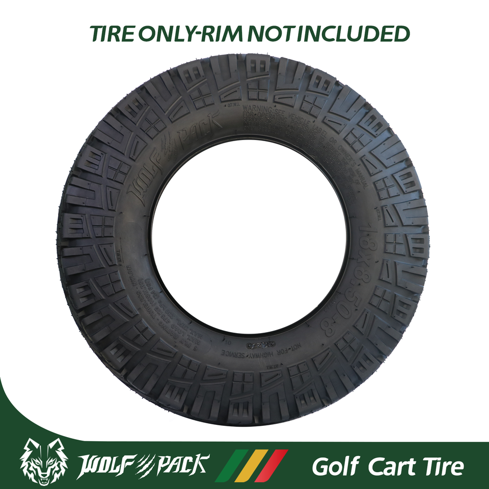 Set Four 18X8.5-8 18X8.50X8 Golf Cart Tires 6 ply All Terrain Tire | eBay