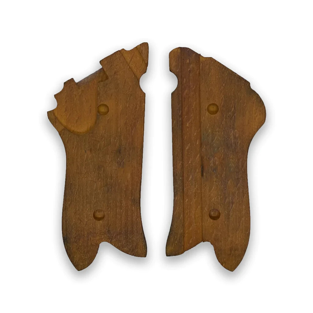 WW2 German Luger P08 Pistol Wooden Grip Hand made Turkish Walnut Wood ...