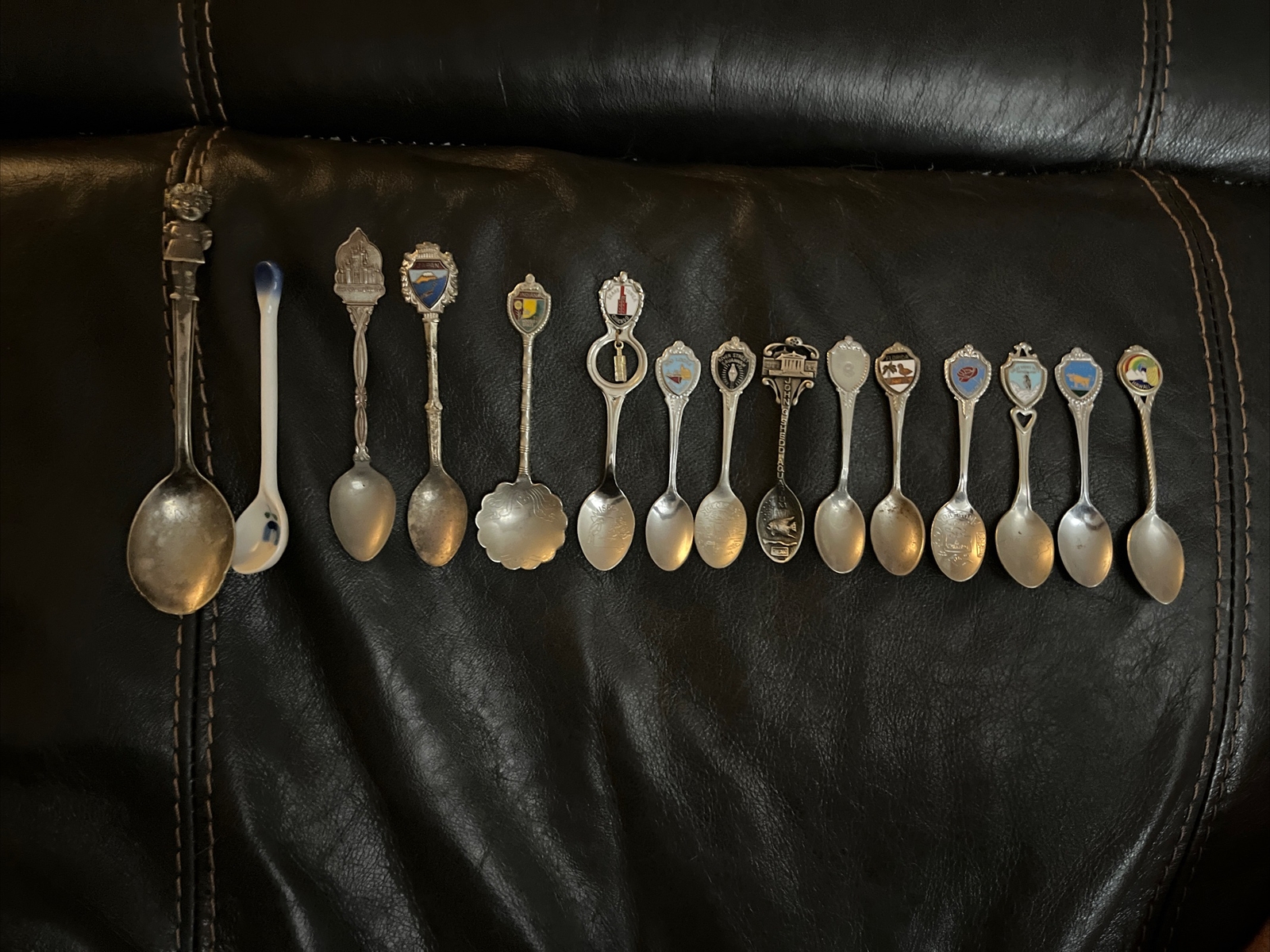 Vintage Collectors Travel Souvenir Spoons Variety Lot Of 15 | eBay