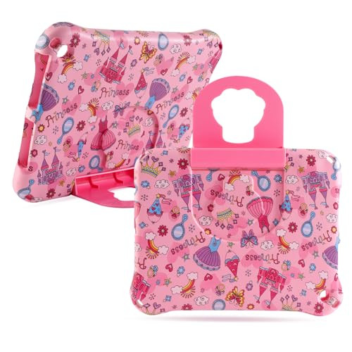 Princess Fire HD 8 Kids Tablet Case - EVA Shockproof Full Cover with ...