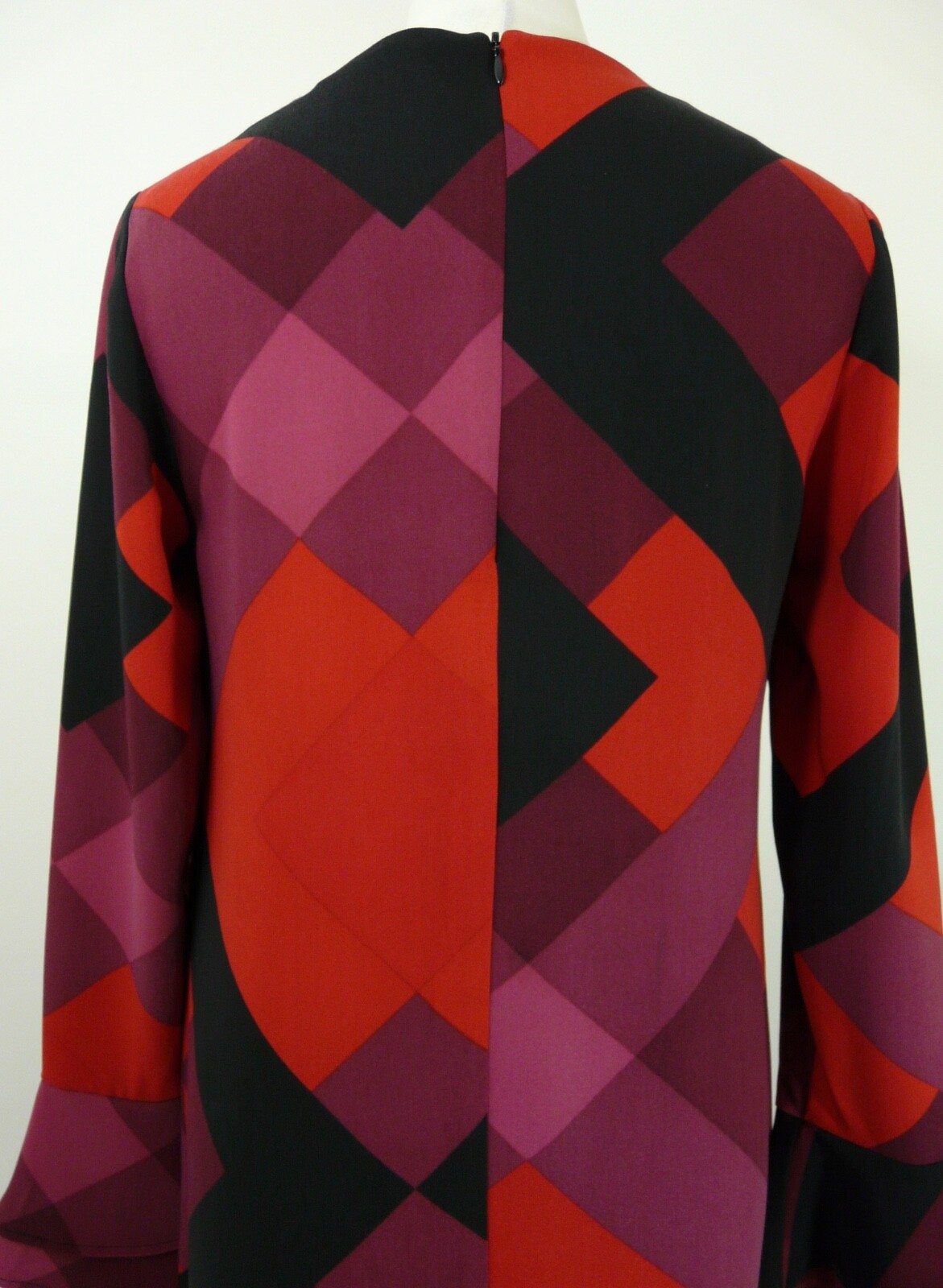 Principles Ben De Lisi Red Black Geometric Shift Dres… - Gem