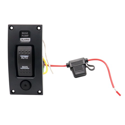 3-Way Marine Boat Rocker Panel Bilge Pump Switch with Alarm Auto/Off ...