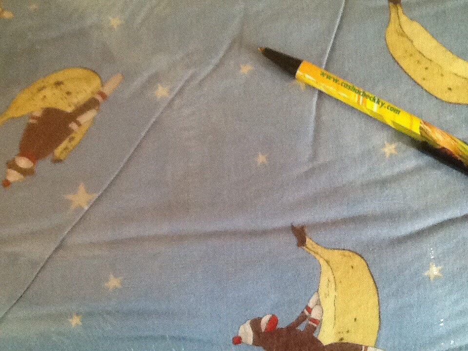 Goodnight Sock Monkey Cotton Flannel Fabric - Erin Michael Moda 1 Yard ...