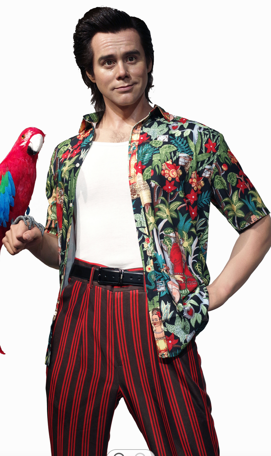 Life Size Jim Carrey Ace Ventura Movie Star Statue Realistic Prop ...