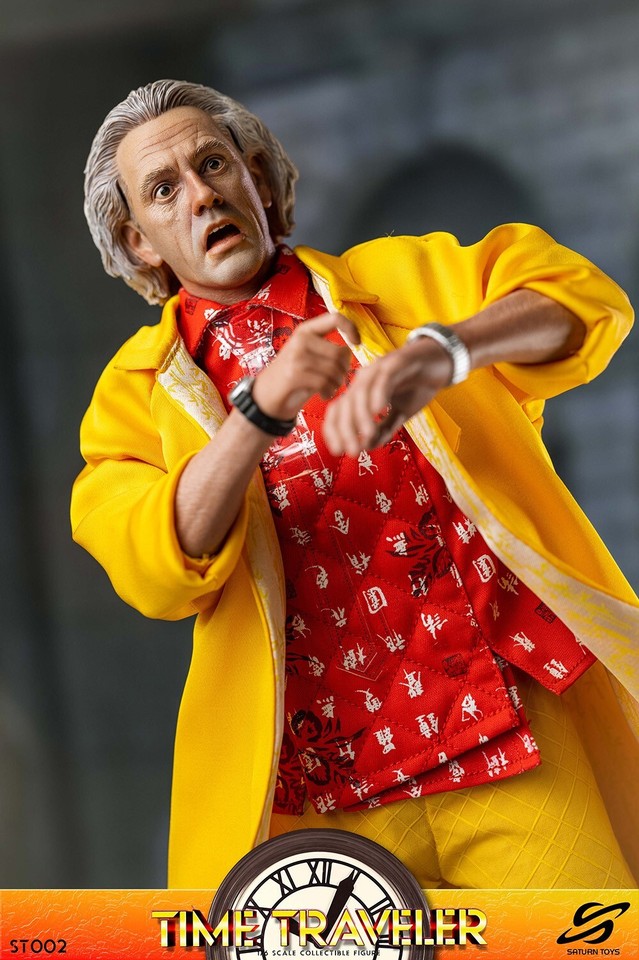 Saturn Toys ST002 1/6 Time Traveler Dr. Brown Collectible Action Figure ...