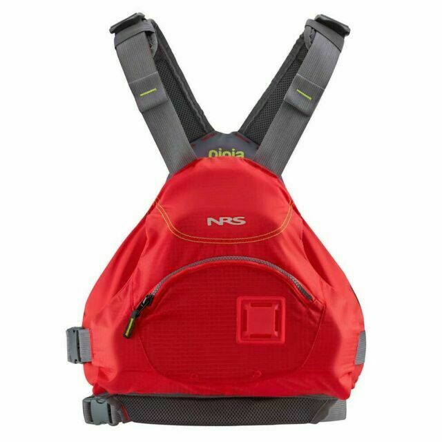 NRS Ninja PFD Type III Boating Kayak Life Jacket, L/XL - Red for sale ...