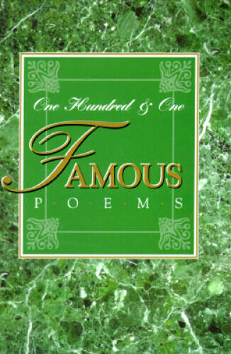 101 Famous Poems - Hardcover By Cook, Roy J. - GOOD 9780809250967| eBay