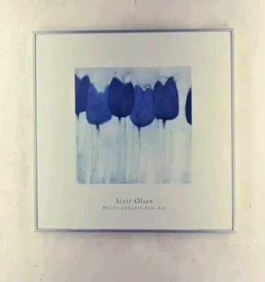 Scott Olsen Blue Tulips Poster Prints Wall Art In IKEA Frame Picture ...
