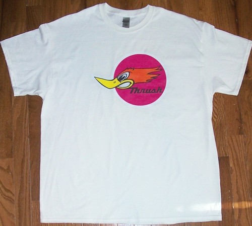 Thrush Muffler T-Shirt XL 4XL Hot Rod Speed Shop Drag Racing Retro SS ...