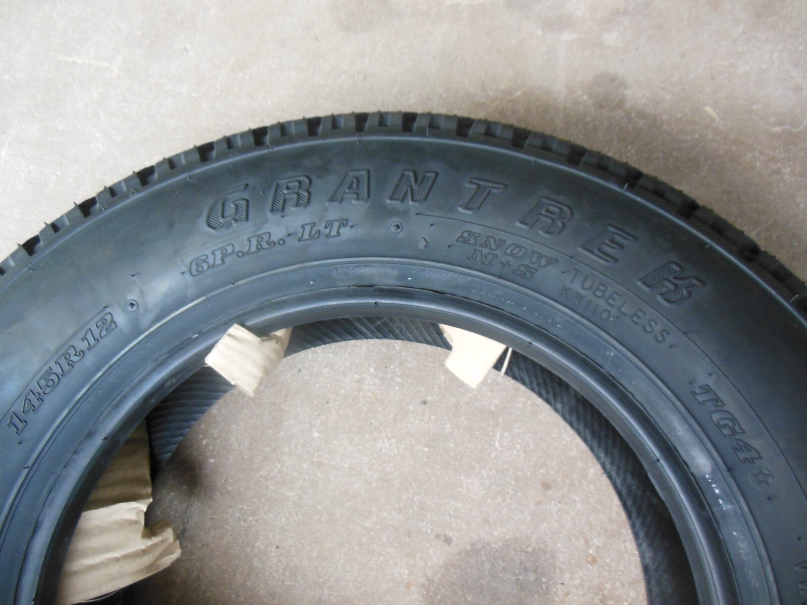 New Set of 4 Mini Truck Tires Dunlop Grantrek TG4 4wd 145 R 12 6PR ...