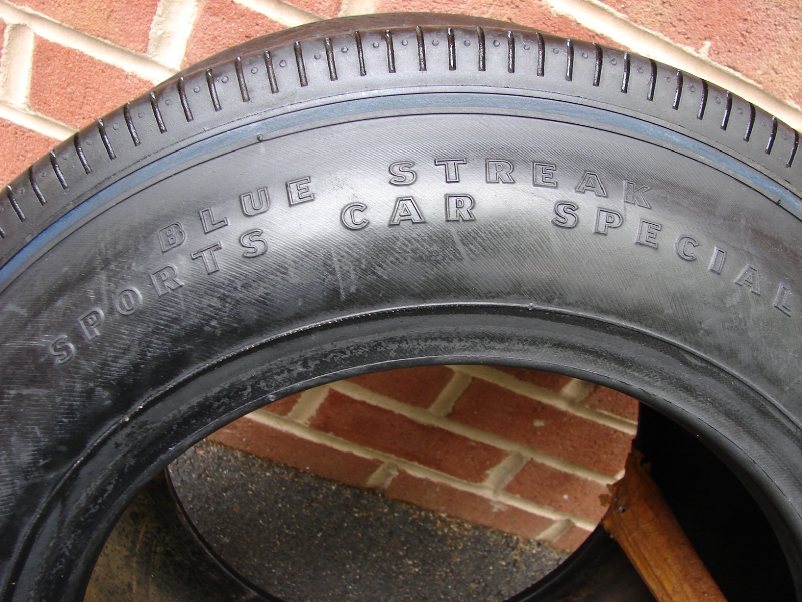 VINTAGE GOODYEAR BLUE STREAK SPORTS CAR SPECIAL 5.50/9.20-14 TIRE ...