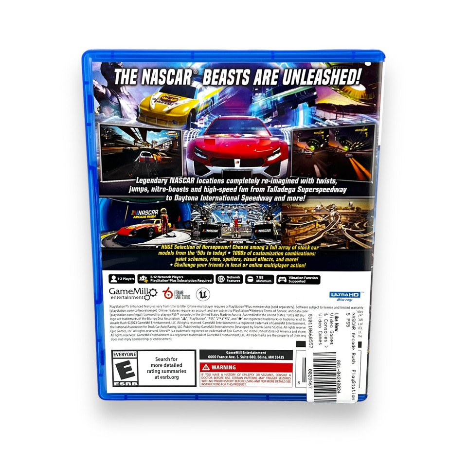 NASCAR Arcade Rush PlayStation 5 PS5 | eBay