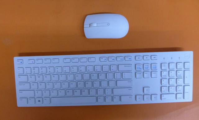 Dell Wireless White Keyboard & Mouse WK636P 8KVDV for sale online | eBay