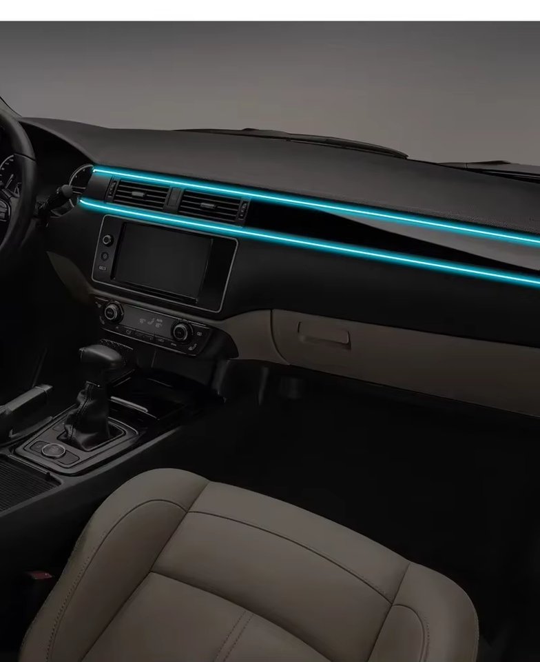 RGB Car Interior Ambient LED Light Strip | 5 meter | App Support | eBay
