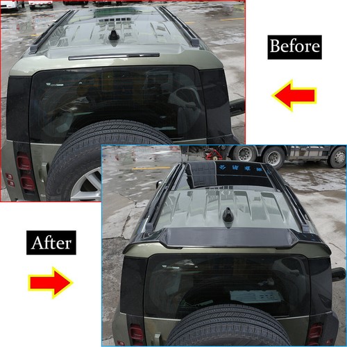 Roof and Tail Carbon Fiber Fixed Wind Wing for LR Defender 90 110 2020 ...