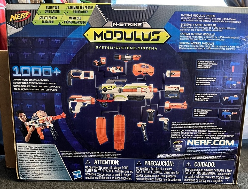 Hasbro Nerf N-Strike Elite XD Modulus Stock Dart Storage Barrel IonFire ...