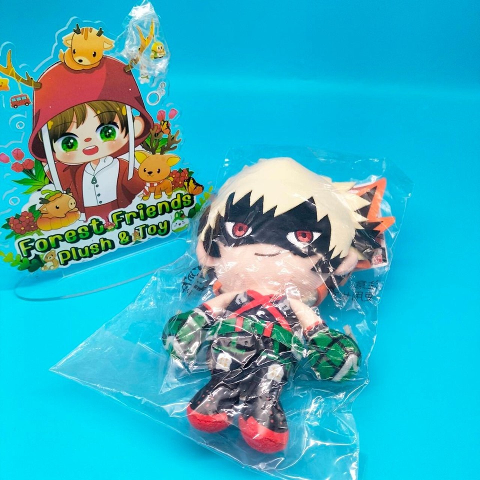 My Hero Academia Chibi Bandai Katsuki Bakugo Plush 6" Stuffed Toy Doll ...