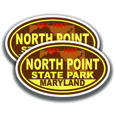 NORTH POINT STATE PARK DECAL 2 Stickers Maryland Bogo Car Window | eBay