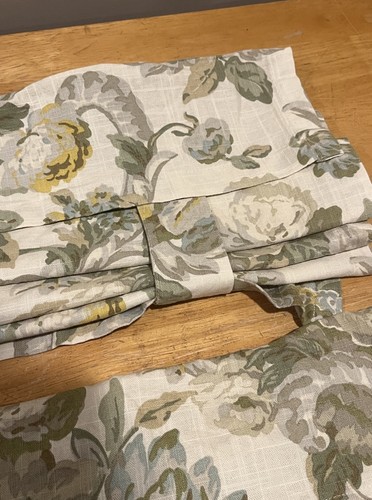 Waverly Spring Bling Roman Shades Curtain Panels 24x66” | eBay