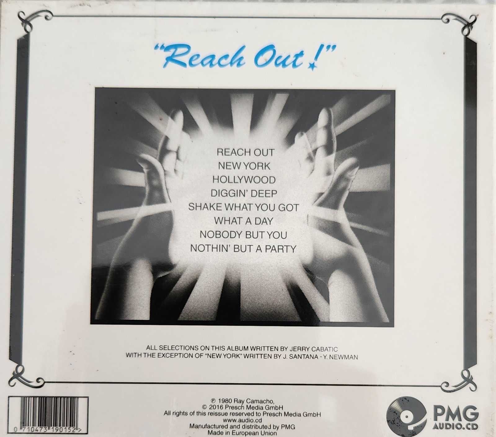 The Ray Camacho Band Reach Out (CD) Album | eBay