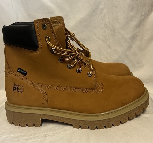 Timberland Pro Steel Toe Waterproof Boots Men’s 12 Nubuck Wheat ...