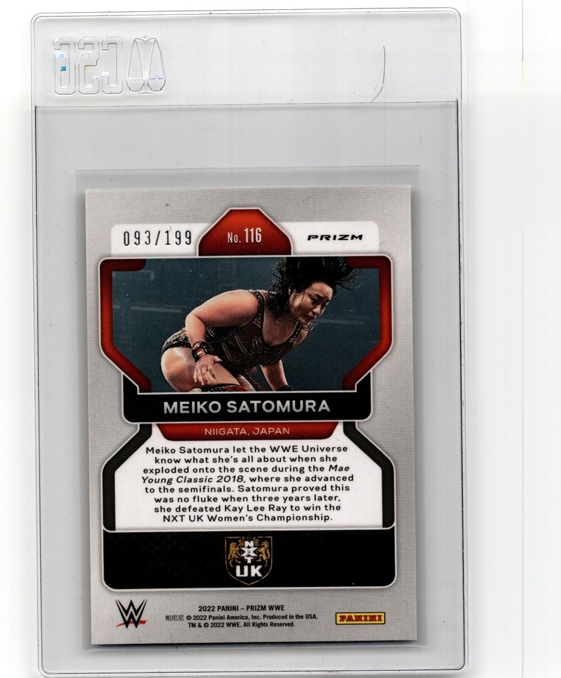 2022 Panini WWE Prizm Premium Box Set Scope /199 Meiko Satomura | eBay