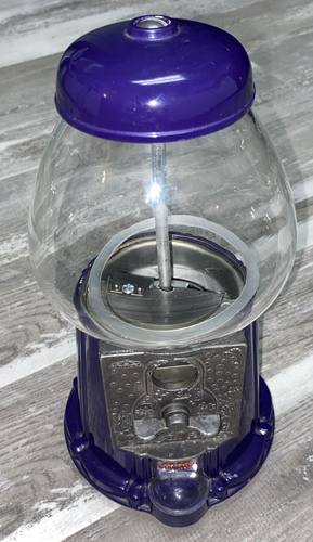 RARE Carousel Gumball Candy Machine PURPLE Complete Working Works ...