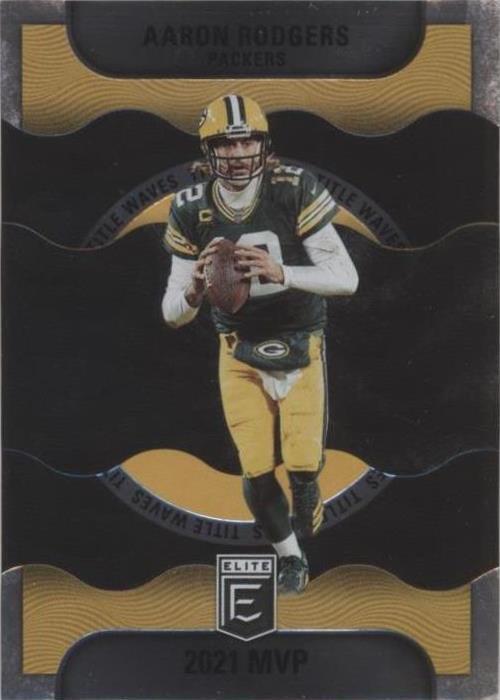 2022 Panini Donruss Elite - Title Waves Aaron Rodgers #TW1 /349 for ...