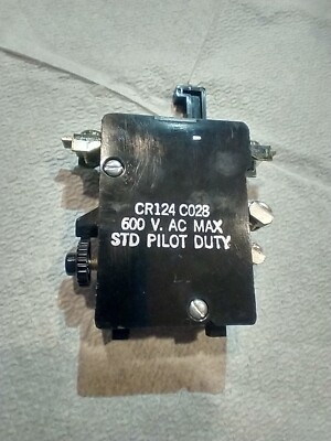 GE Thermal Overload Relay CR124C028 SERIES A 600V MAX | eBay
