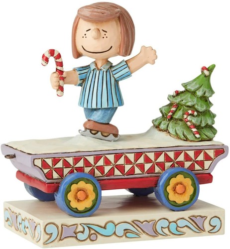 Jim Shore Peanuts Peppermint Patty "Skating Shenanigan's" Train ...