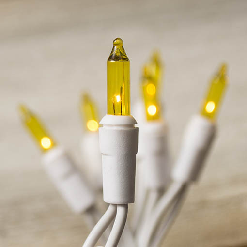 Mini Christmas Lights Set Steady Mini Light String Lighting Holiday 50 ...