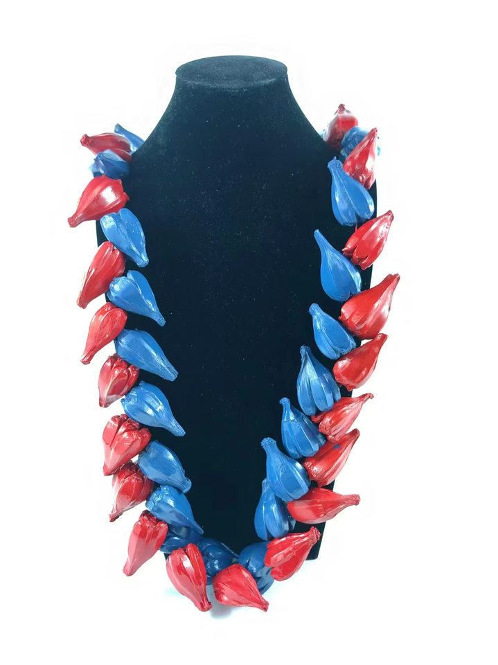 Traditional Natural Red Ula Fala Necklace Formal Occasions Handmade ...
