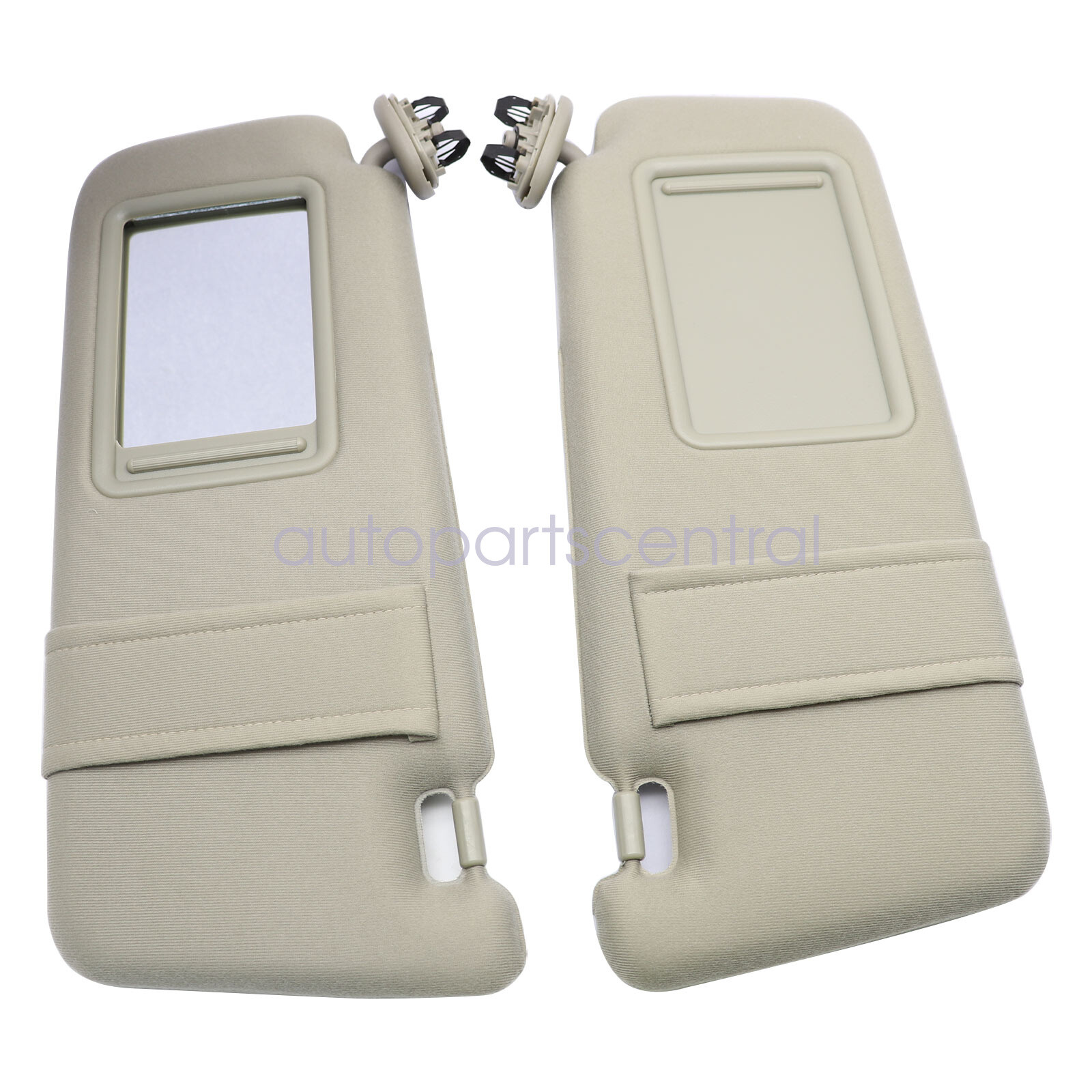 2pcs for Toyota Camry 2007-2011 Tan Beige Sun Visor Pair Left Right 2.4 ...