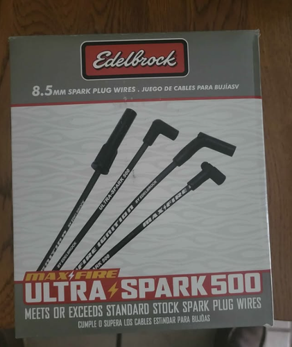 NEW Edelbrock 22700 Max-Fire Ultra-Spark 500 Universal Spark Plug Wire ...