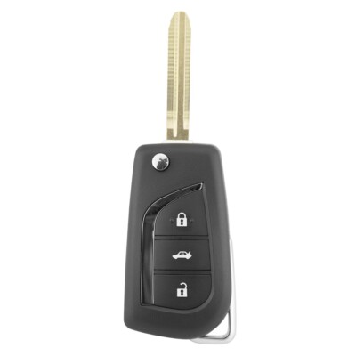 Remote Car Flip Key Blank 3 Button Shell/Case/Enclosure To Suit Toyota ...