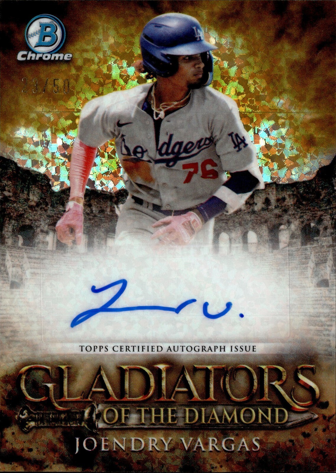 2024 Bowman Chrome - Gladiators of the Diamond Autographs Joendry ...