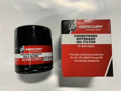 Mercury 175 to 300 HP V6 V8 FourStroke 4 Stroke Outboard Oil Filter 35 ...