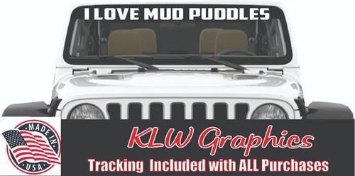 Mud Decal Sticker 4x4 Off Road Crawler Mountain Bog JK Wife JL Girl ...