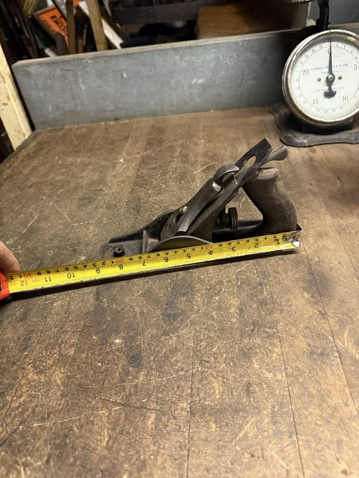 Vintage Old Sargent VBM No 408 Hand Block Plane Metal Tool Corrugated ...