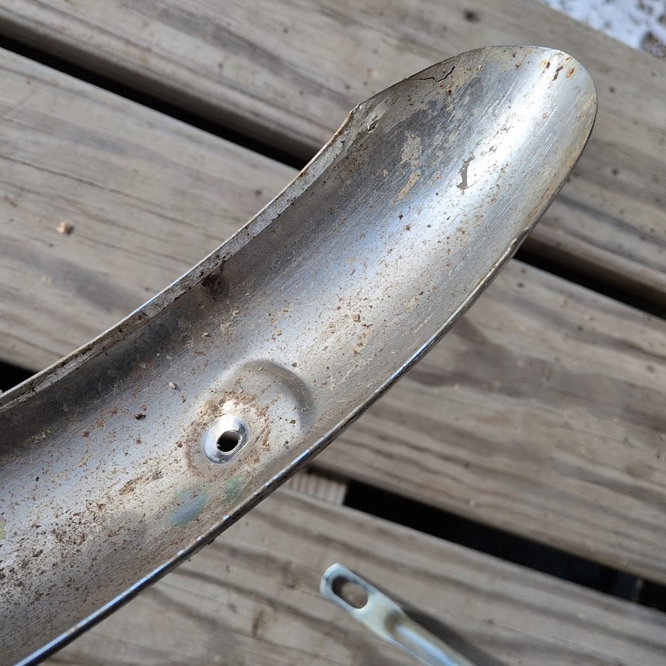 AUTHENTIC MUSCLE BIKE VINTAGE sears Spyder fender Set old parts 1960s ...