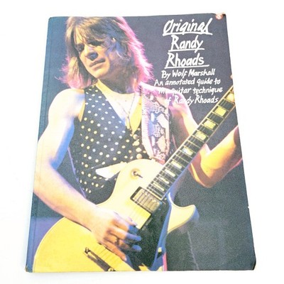 Original Randy Rhoads Guitar Tab Lessons Wolf Marshall 1986 Ozzy Free ...