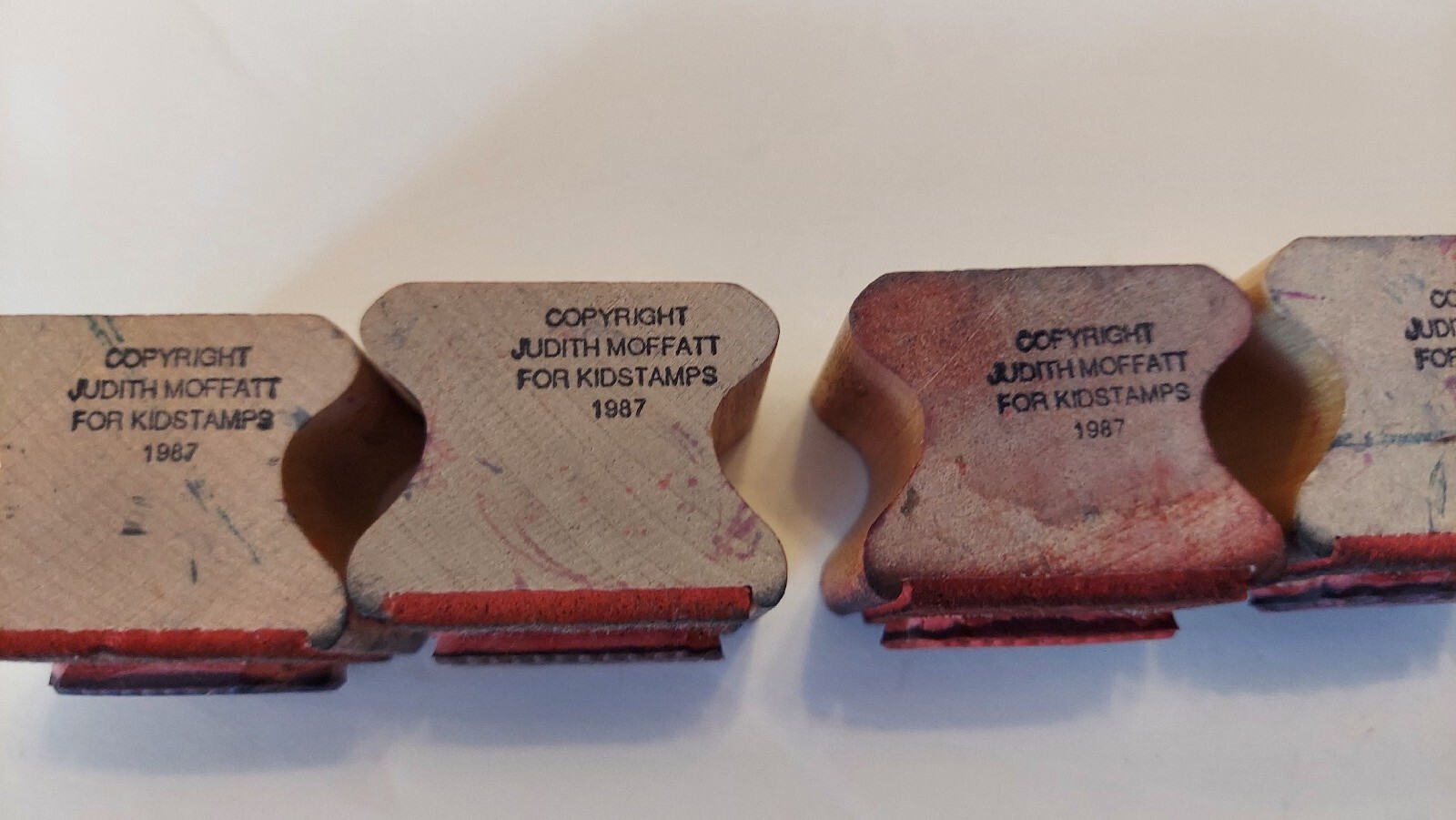 Judith Moffatt Rubber Stamp Kidstamps 1987 Circus Train Set 5 Stamps | eBay