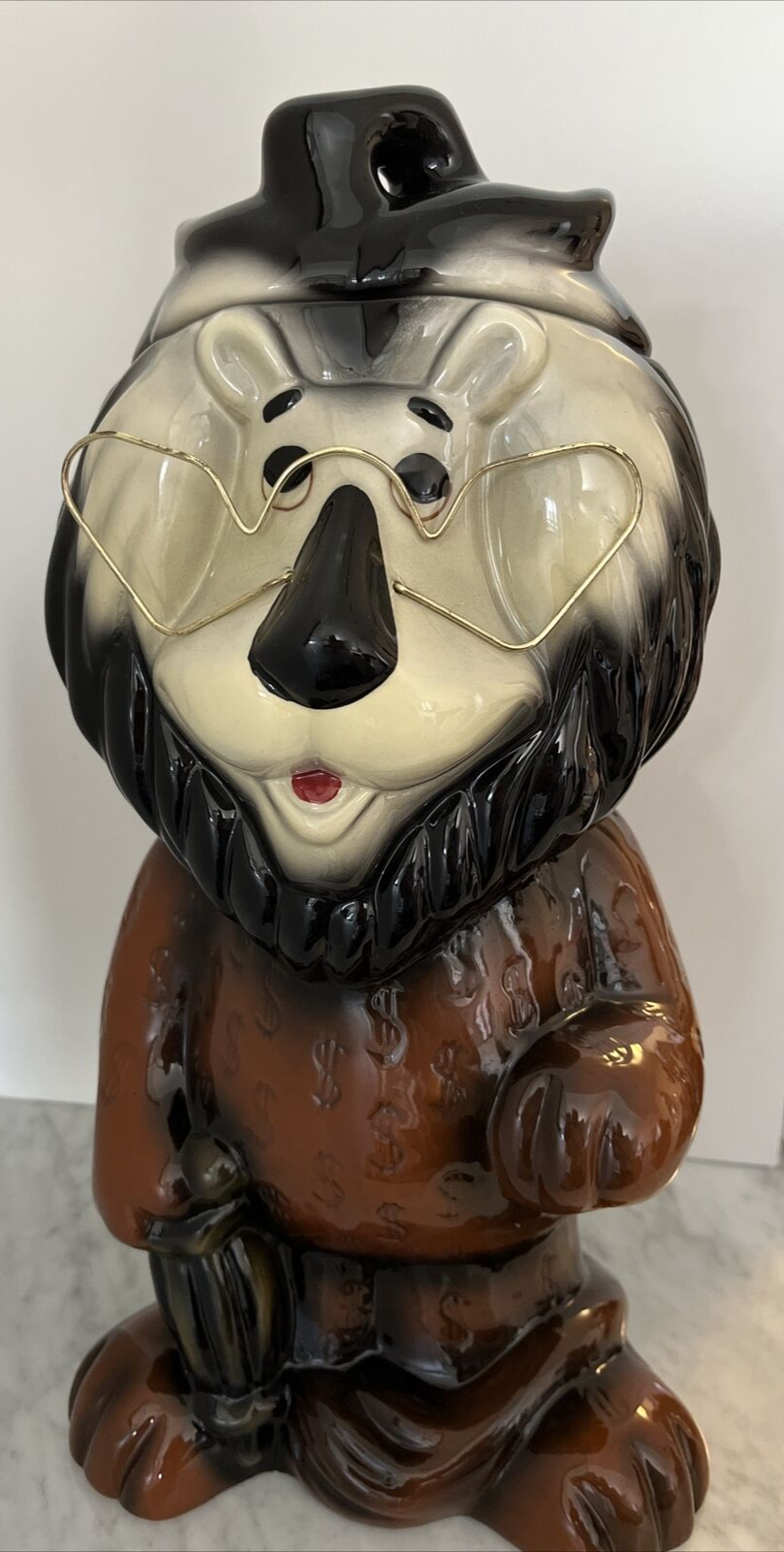 Vintage Hubert The Lion / Harris Bank Promo Cookie Jar / Canister by ...