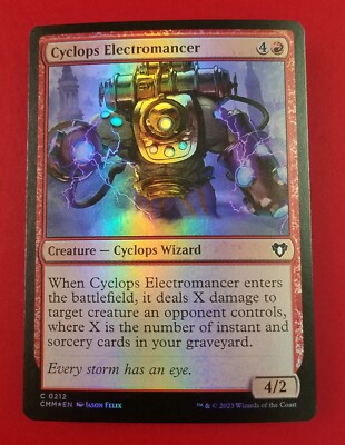 1x Cyclops Electromancer | FOIL | Commander Masters | MTG Magic Cards ...