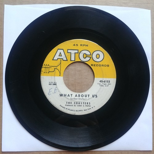 THE COASTERS Run Red Run/What About Us 45 7" DOO WOP SOUL Record Vinyl ...